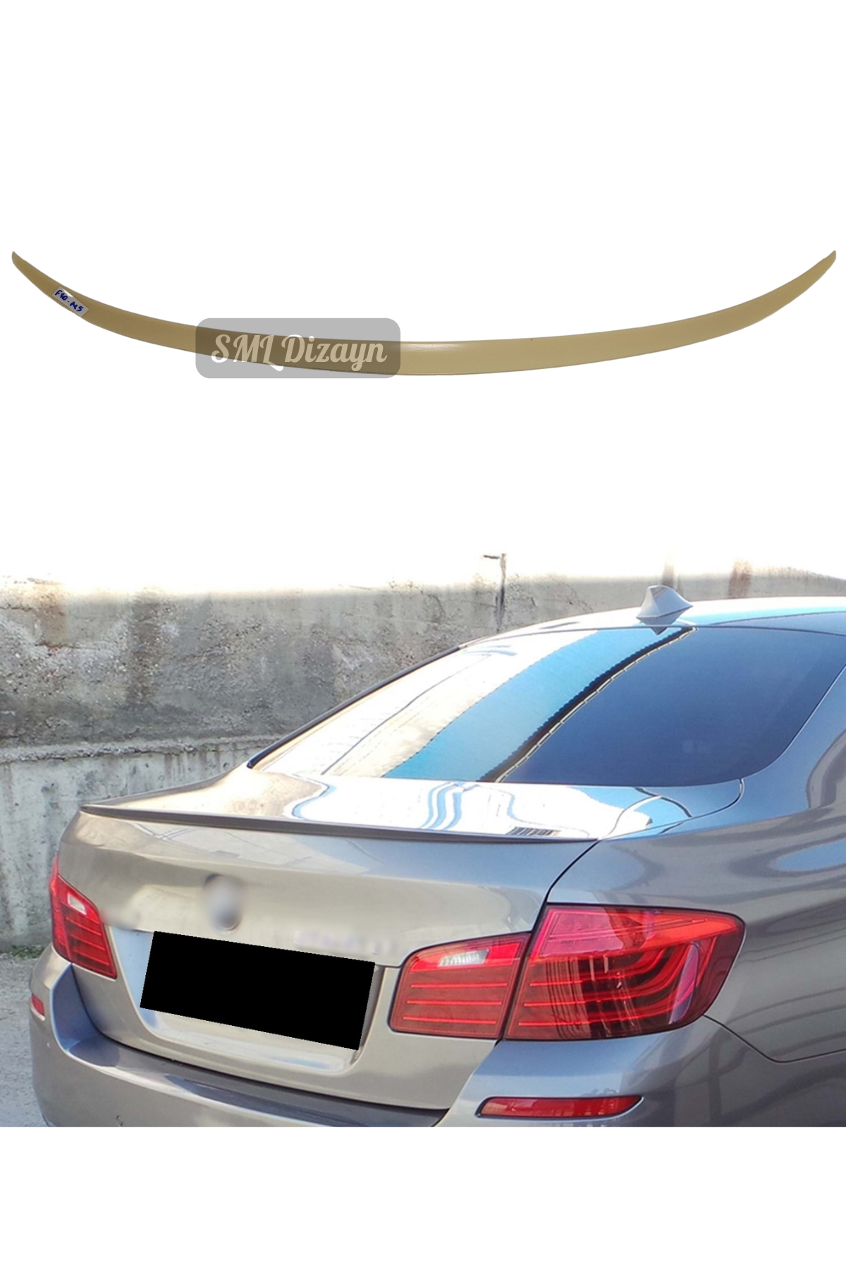 F10 Spoiler Trunk Top Thin M5 Spoiler Spoiler Unpainted 2010-2017 | SML ...