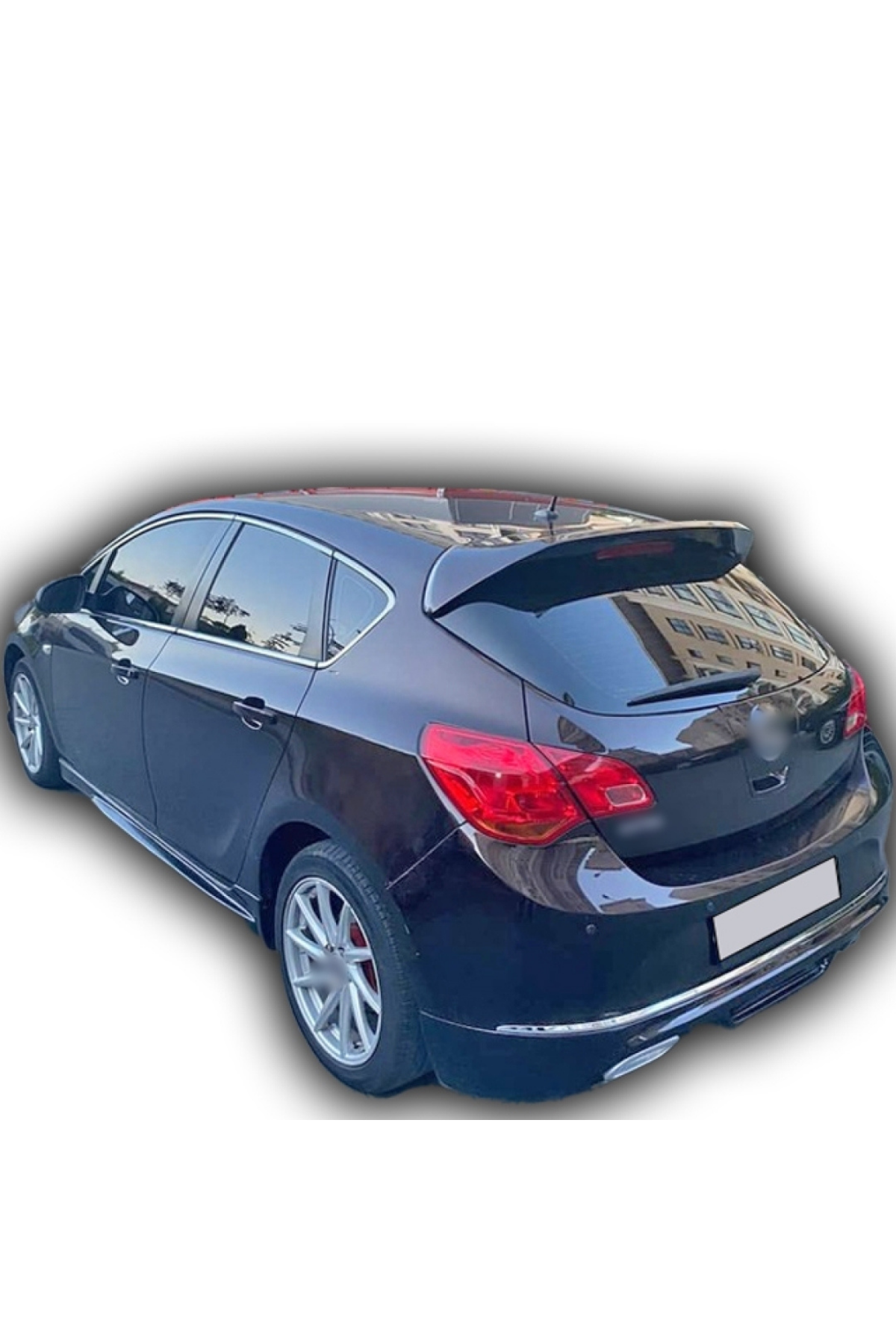 Astra J Spoiler Trunk Spoiler Glossy Black 2009-2020 | SML Dizayn