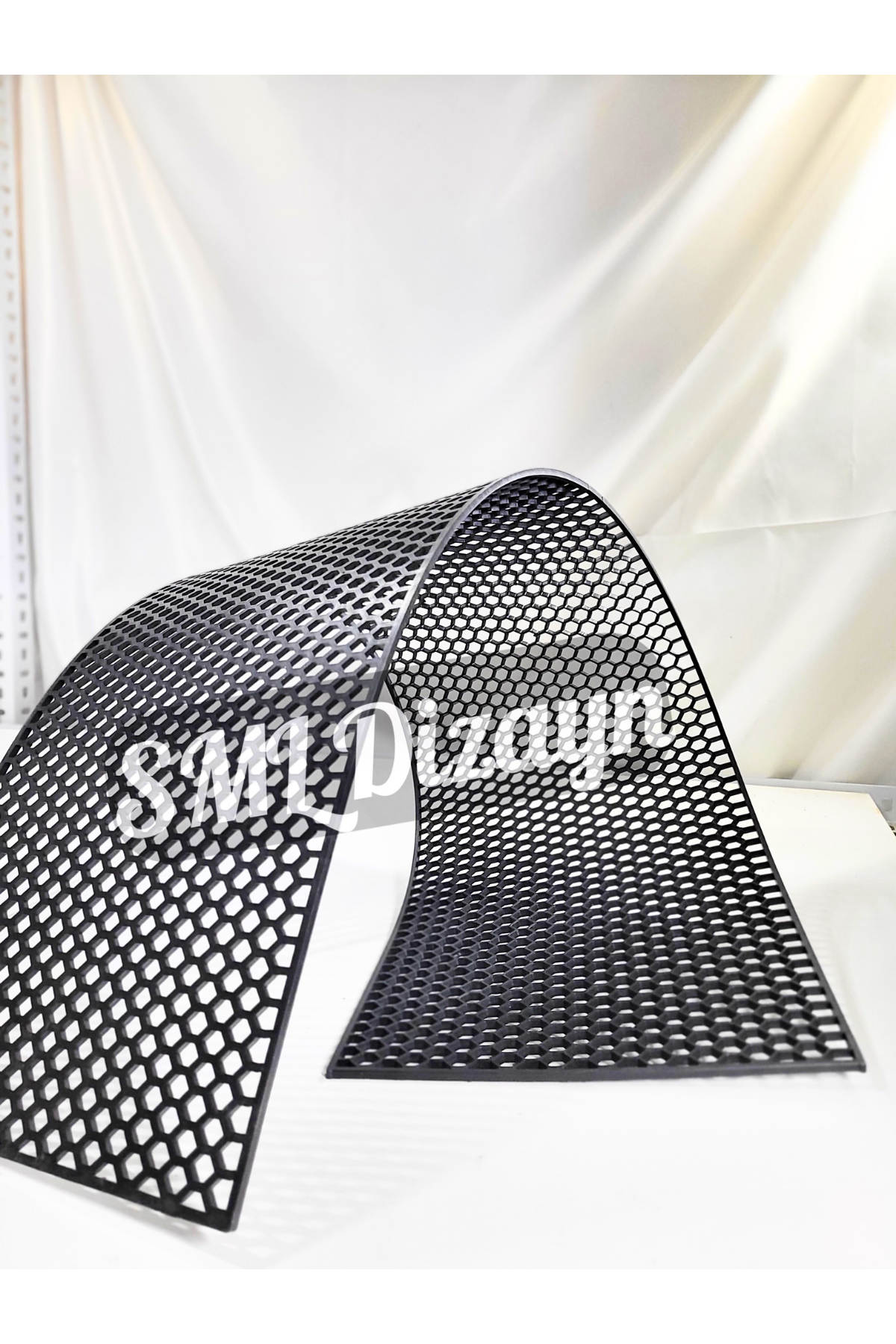 98 x 23 cm Bal Peteği Izgara Esnek Plastik Universal Tampon Havalandır ...