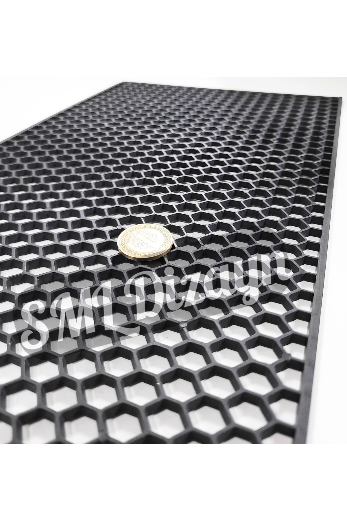 98 x 23 cm Bal Peteği Izgara Esnek Plastik Universal Tampon Havalandır ...